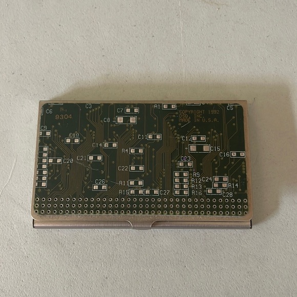 computer chip | Accessories | Business Card Holder | Poshmark